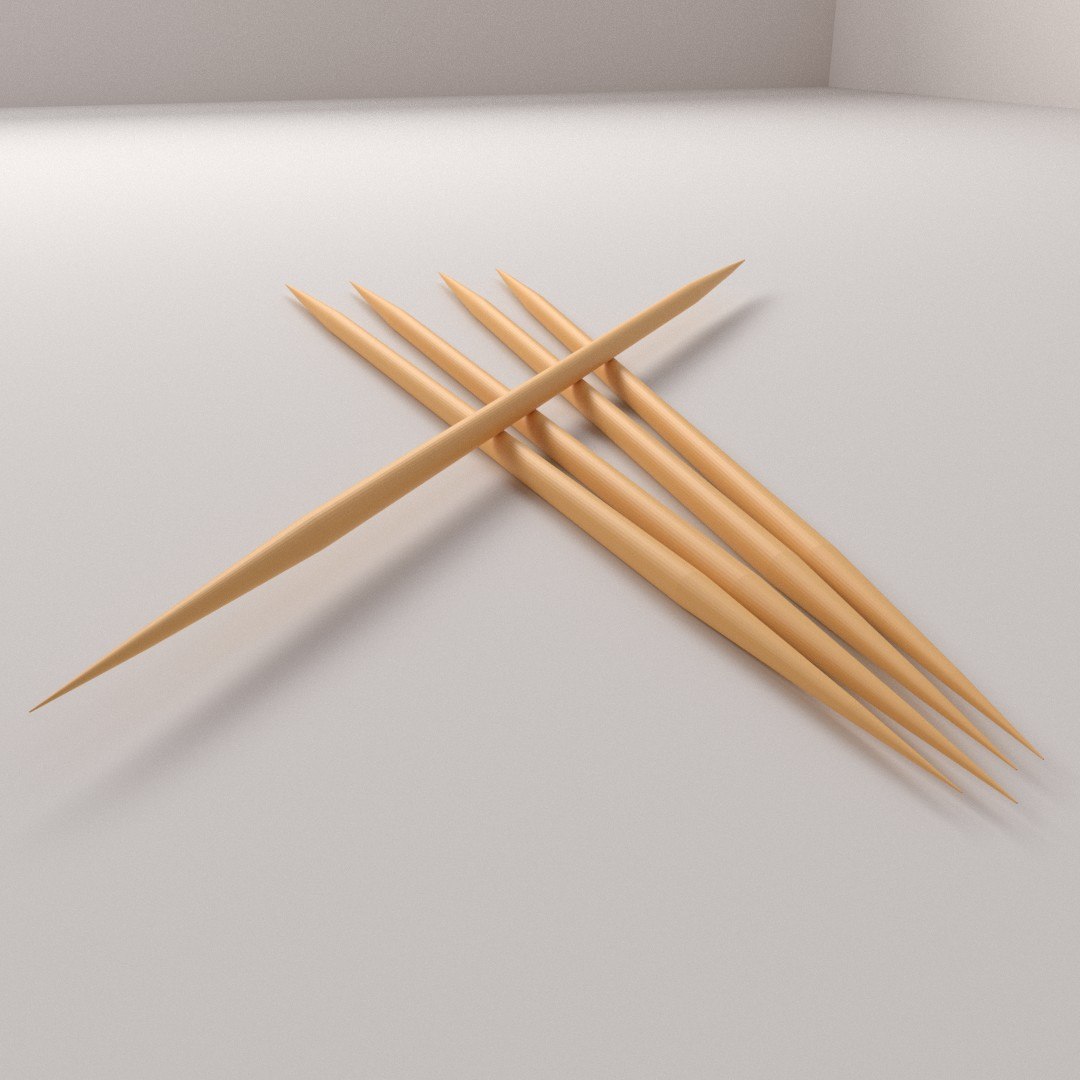Toothpick 3D - TurboSquid 1638670