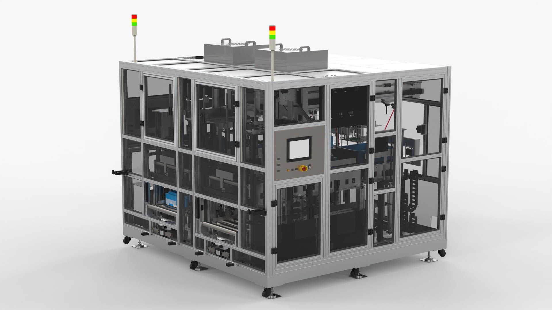 Automatic LCD Panel Packing Machine 3D - TurboSquid 1922055