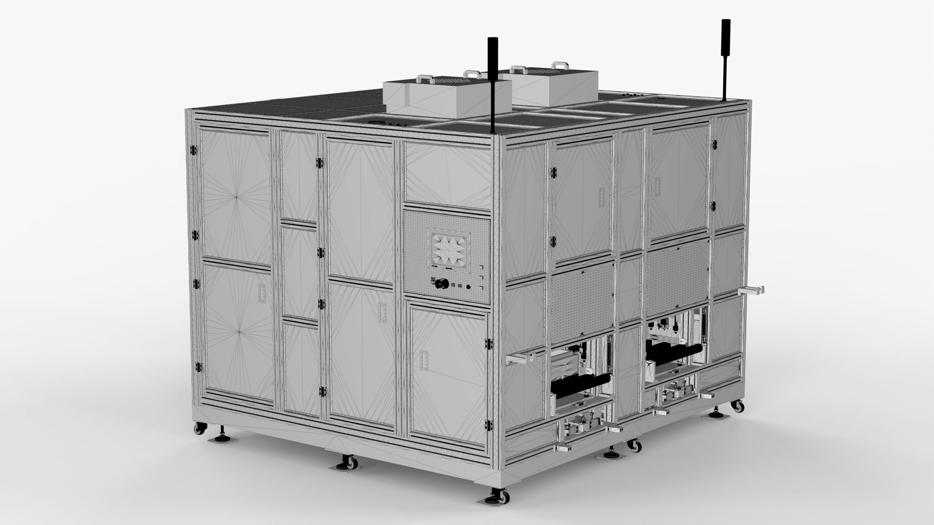 Automatic LCD Panel Packing Machine 3D - TurboSquid 1922055