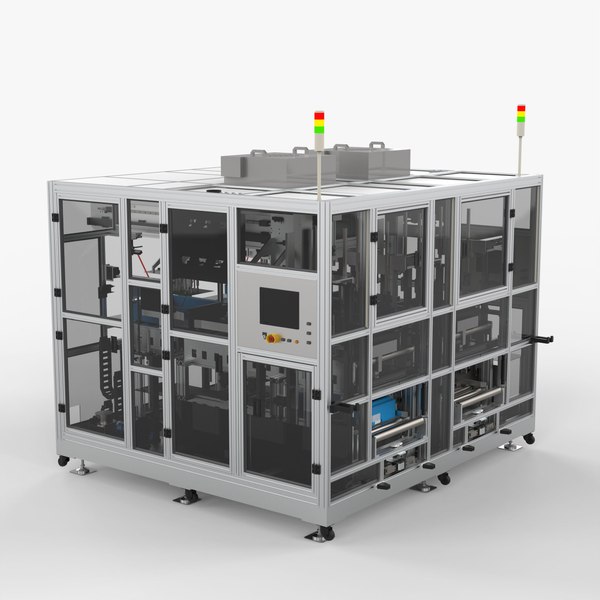 Automatic LCD Panel Packing Machine 3D - TurboSquid 1922055