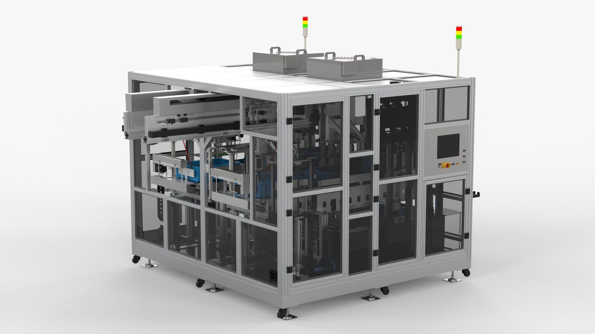 Automatic LCD Panel Packing Machine 3D - TurboSquid 1922055