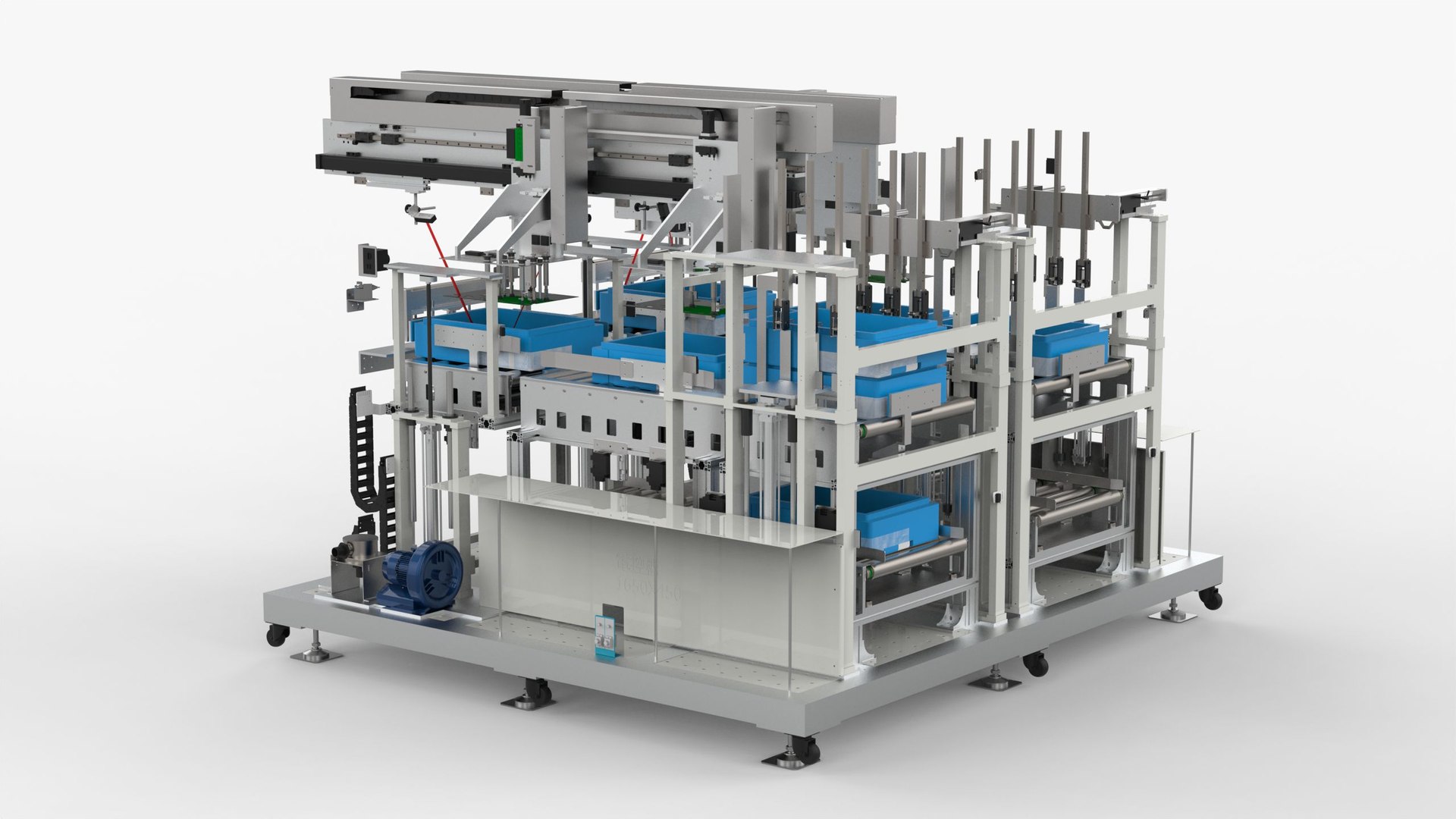 Automatic LCD Panel Packing Machine 3D - TurboSquid 1922055