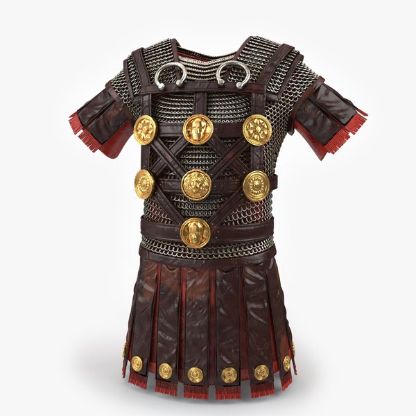 3d roman armor set model