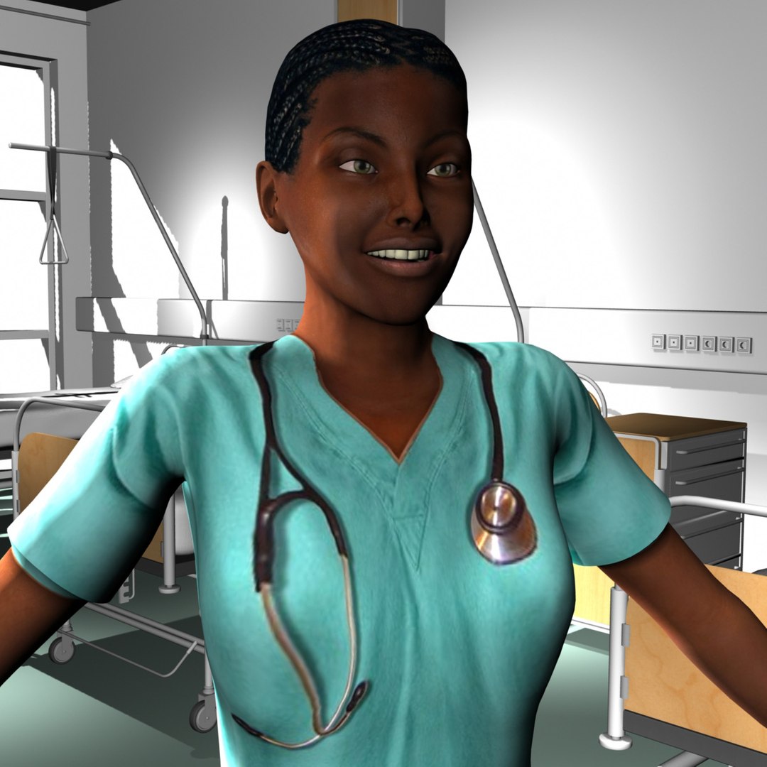3d Model Female Medical Staff