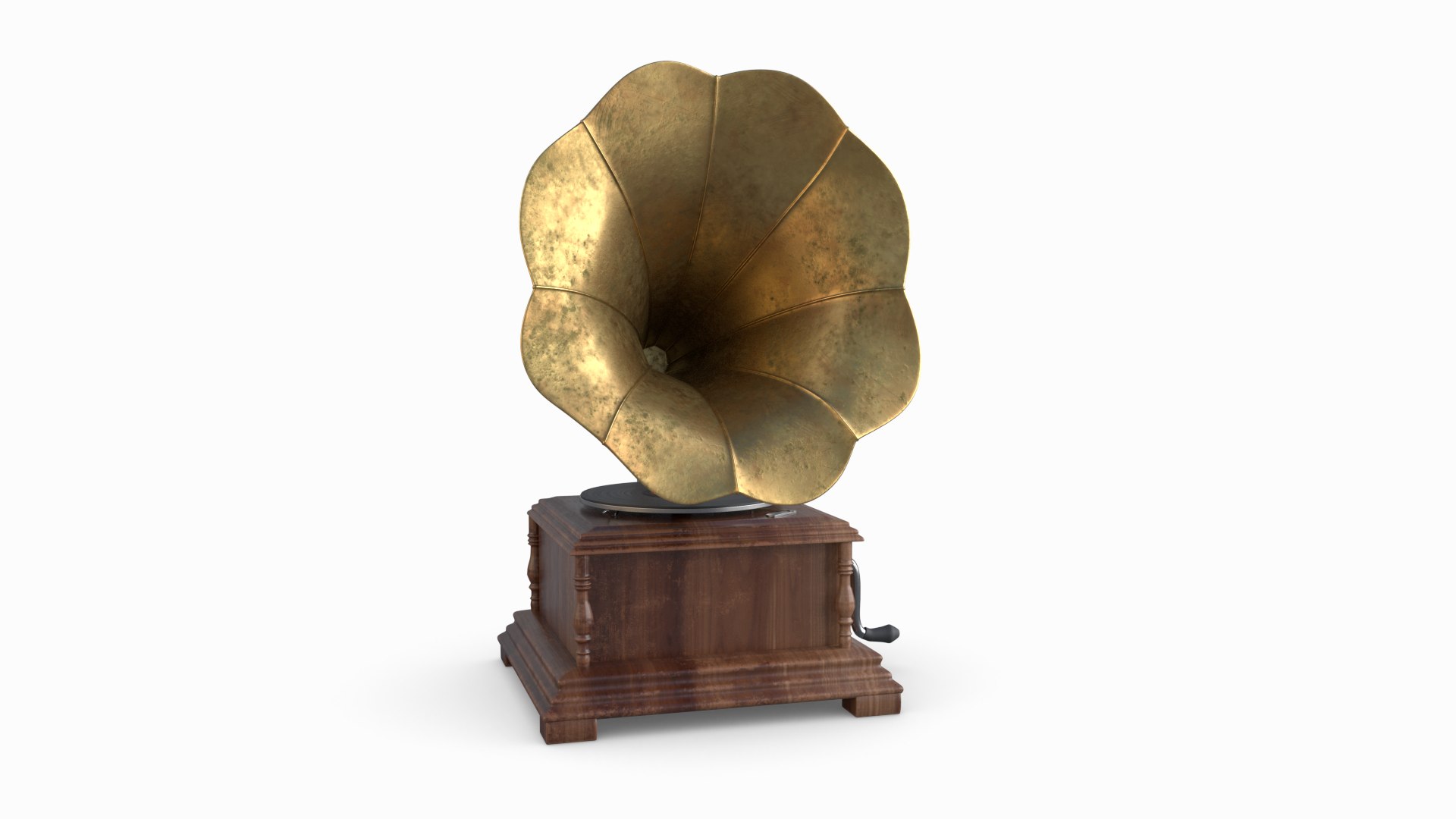 3D Gramophone Model - TurboSquid 1638223