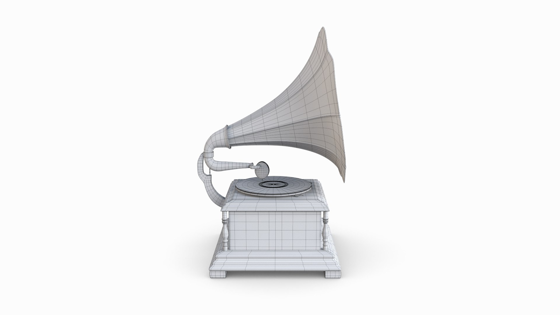 3D Gramophone Model - TurboSquid 1638223
