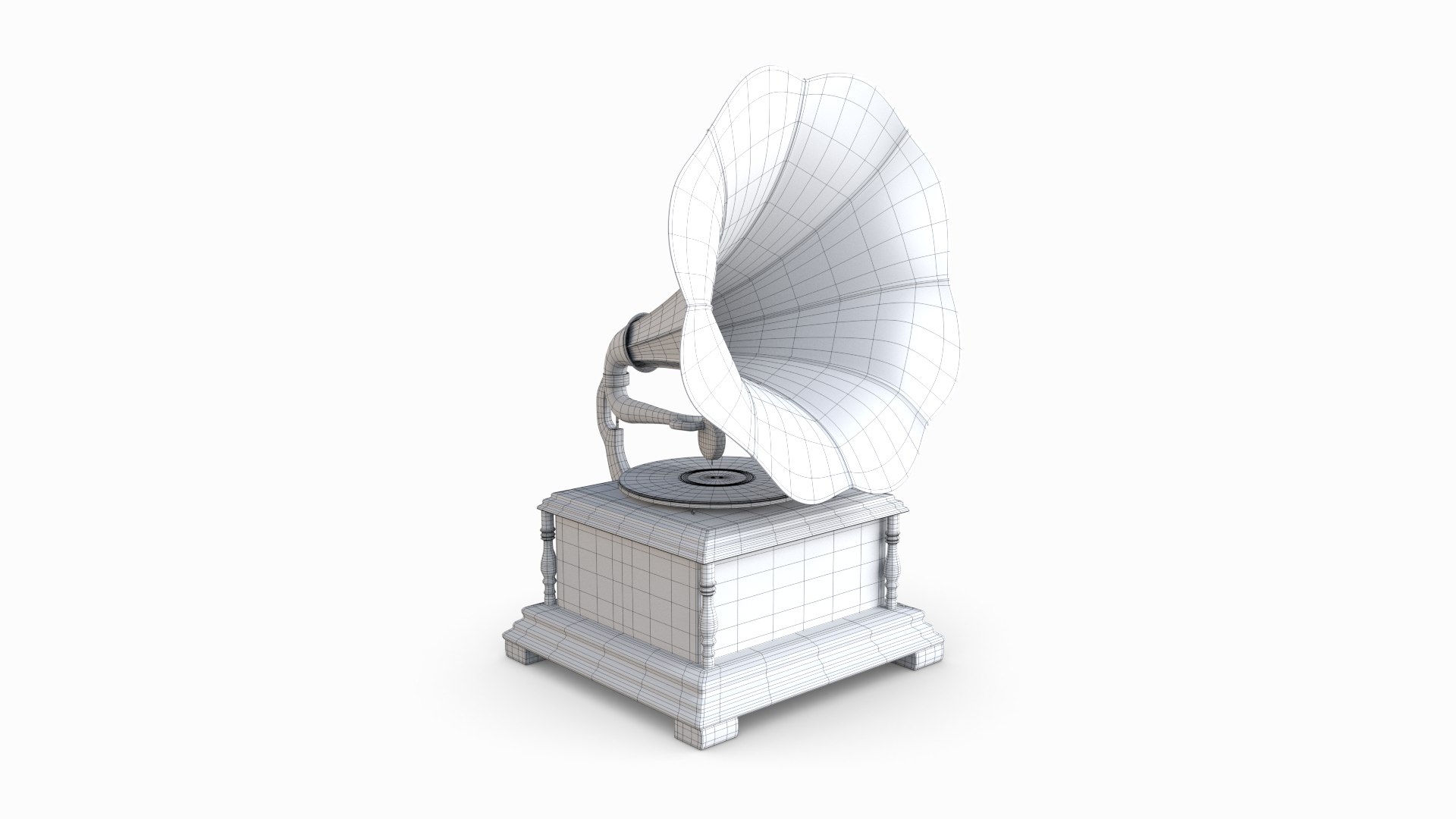 3D Gramophone Model - TurboSquid 1638223