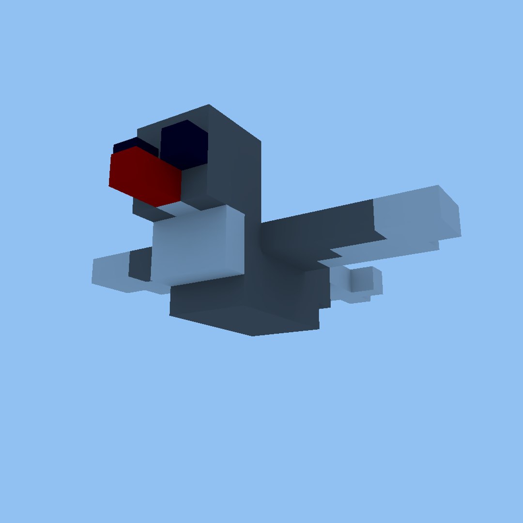 Free 3D Bird Voxel Art Model - TurboSquid 1583887