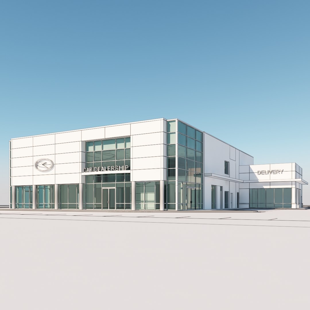 3dmodel Car Dealership 3D - TurboSquid 1354427