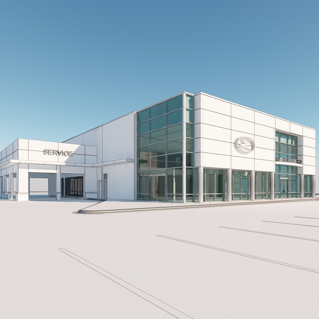 3dmodel Car Dealership 3D - TurboSquid 1354427