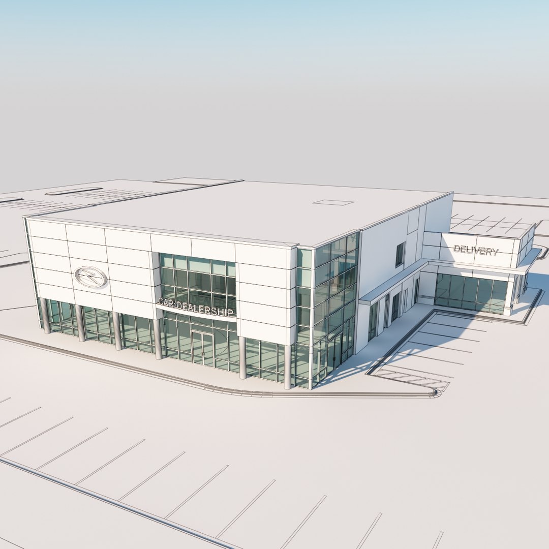 3dmodel Car Dealership 3D - TurboSquid 1354427