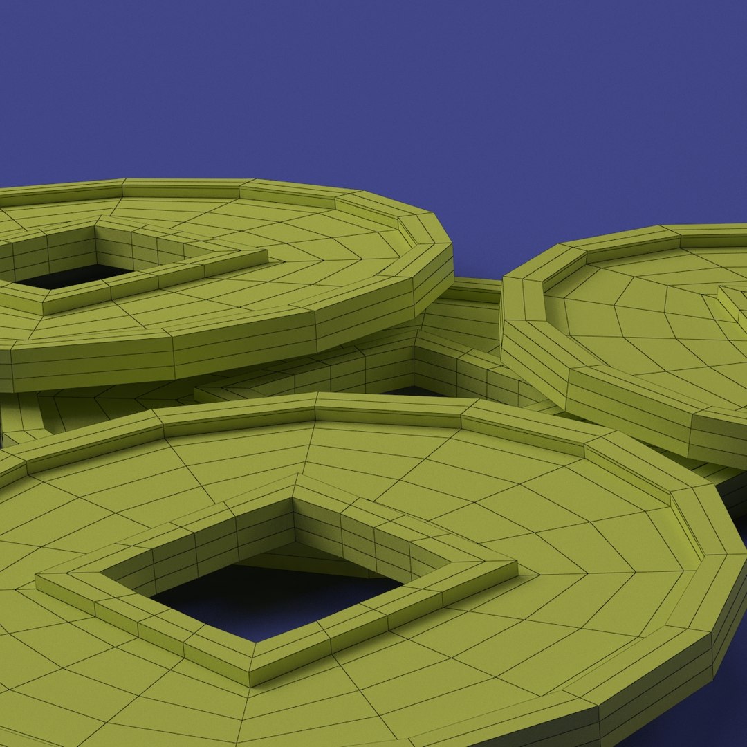 3d Model Of Chinese Coins