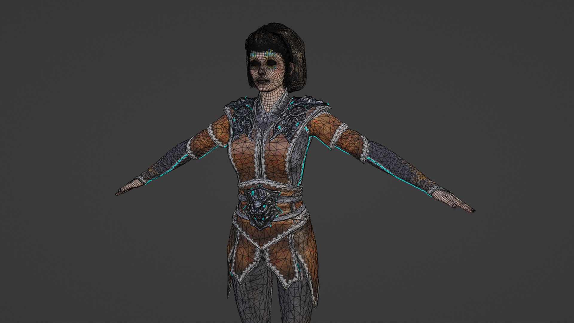 Realistic Rigged Priencess Action Girl-Emma Character 3D Model 3D Model ...