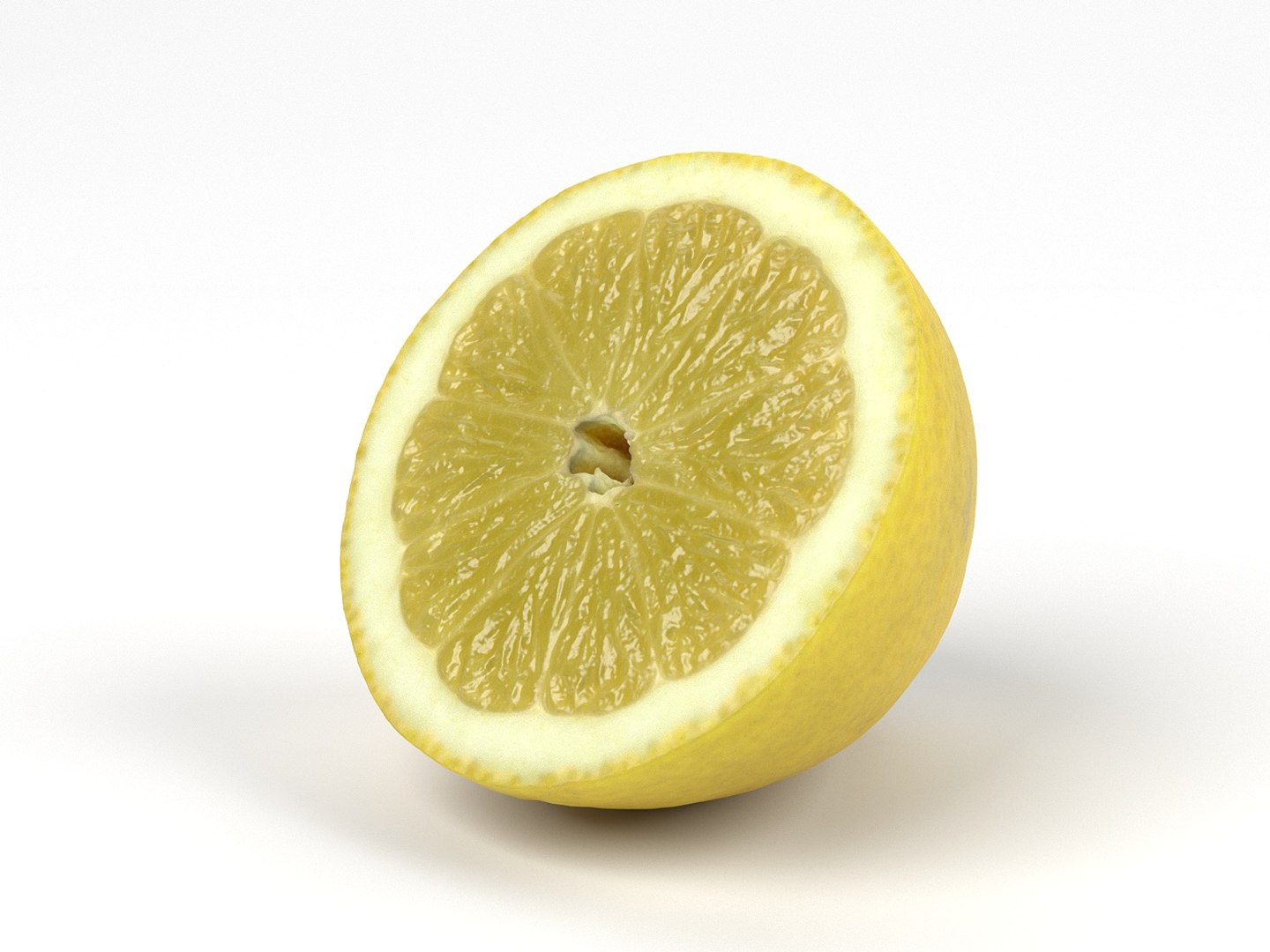 Scanned Lemon Half 3D Model - TurboSquid 1280833