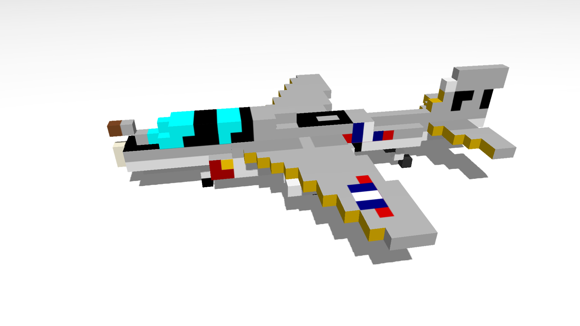 EA6B Prowler - pixelated 3D model - TurboSquid 1920627