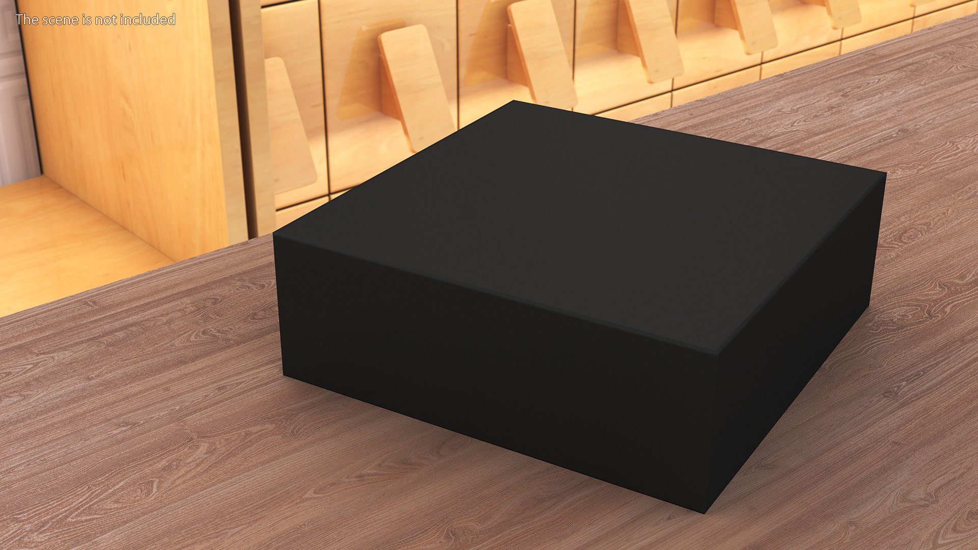 Square Box Black 3D Model - TurboSquid 2213209