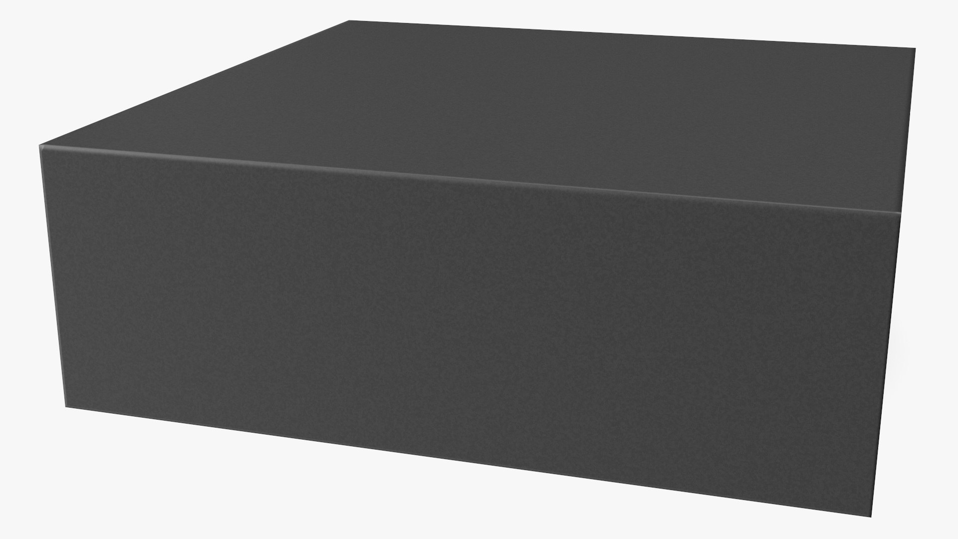 Square Box Black 3D Model - TurboSquid 2213209