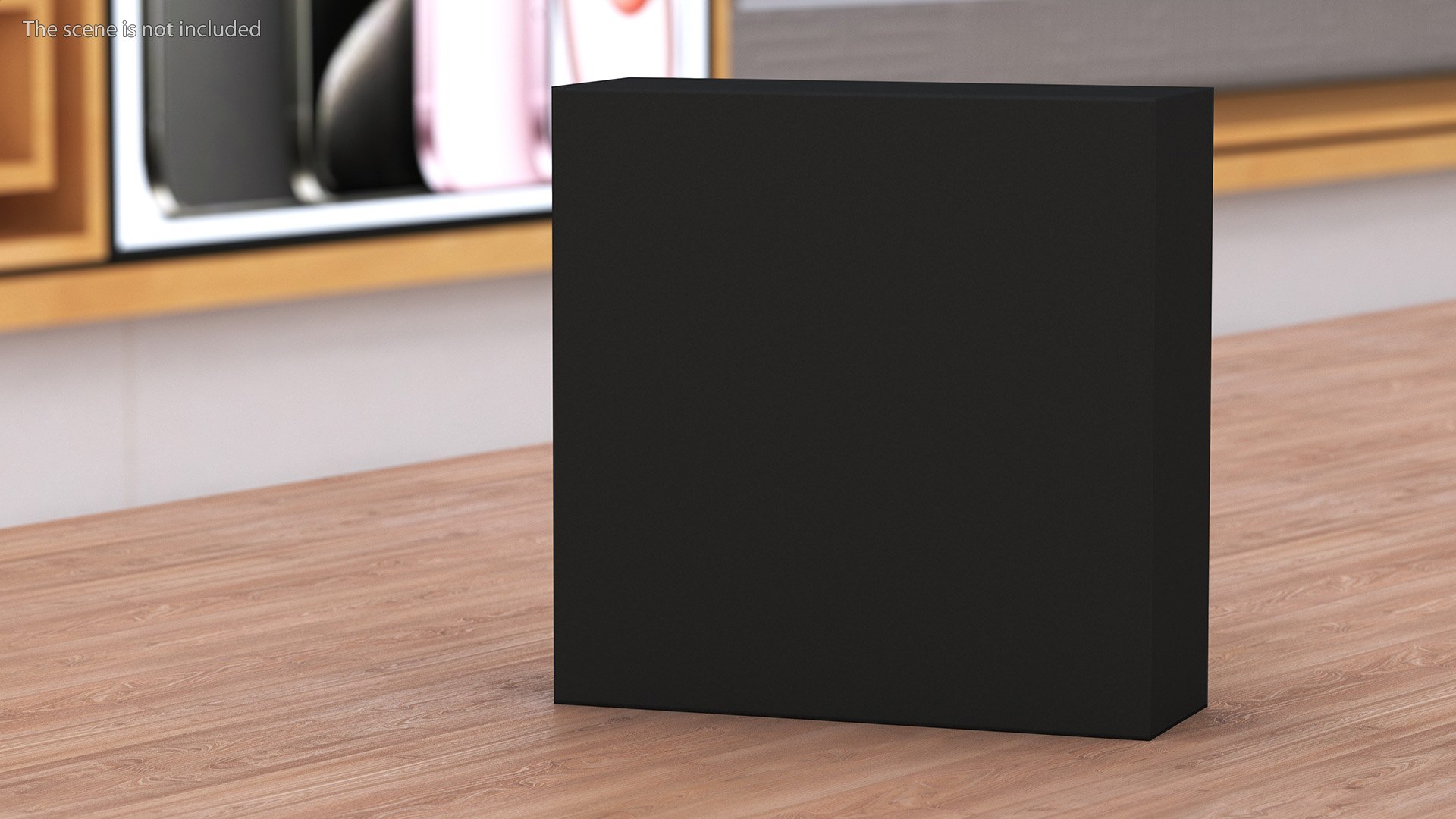 Square Box Black 3D Model - TurboSquid 2213209