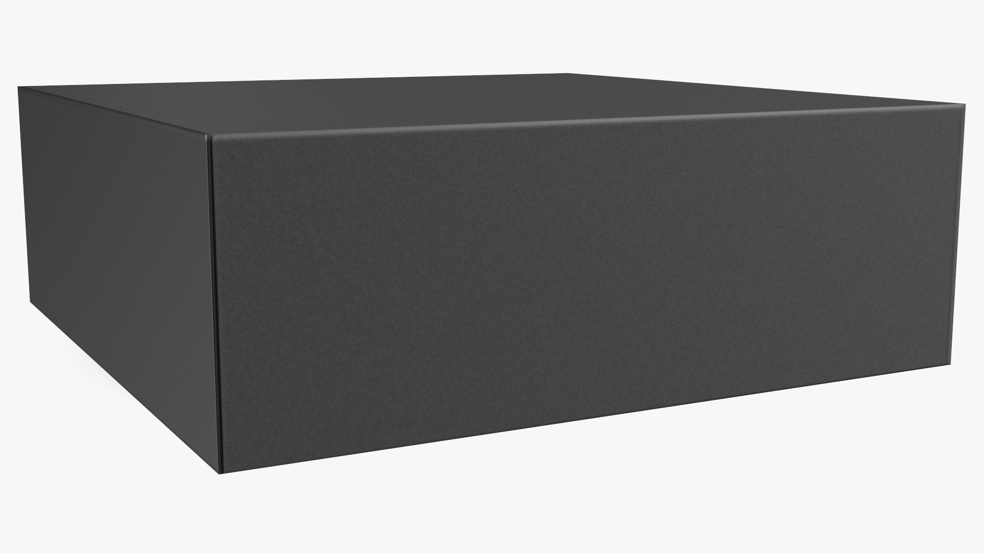 Square Box Black 3D Model - TurboSquid 2213209