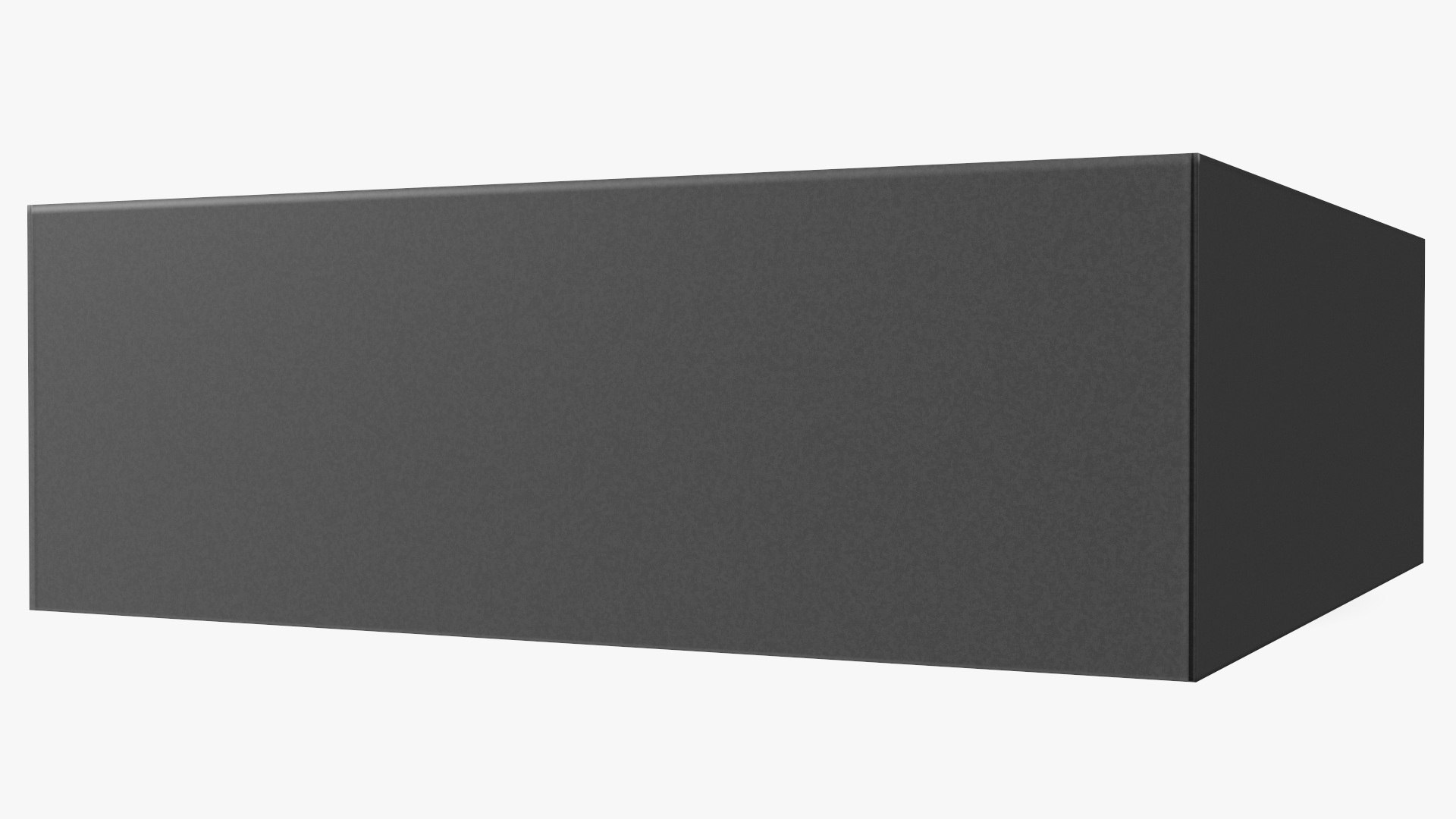 Square Box Black 3D Model - TurboSquid 2213209