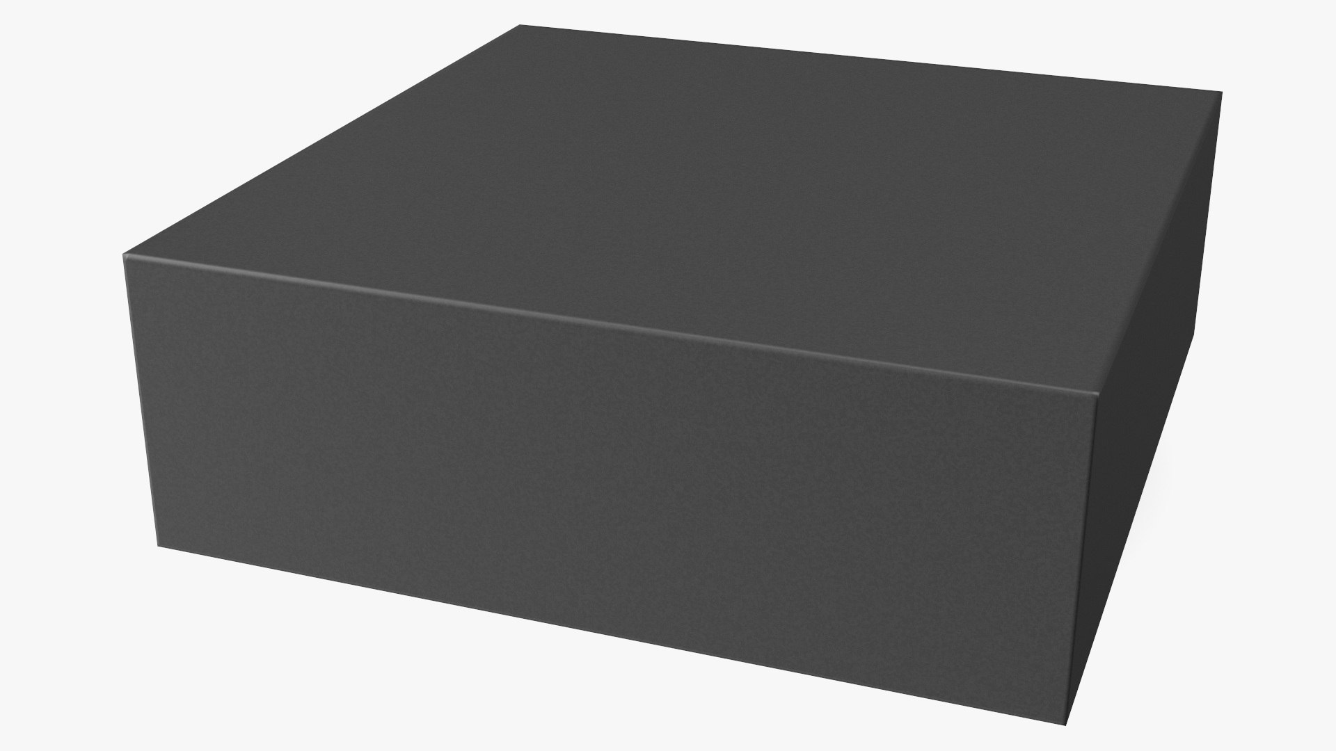 Square Box Black 3D Model - TurboSquid 2213209