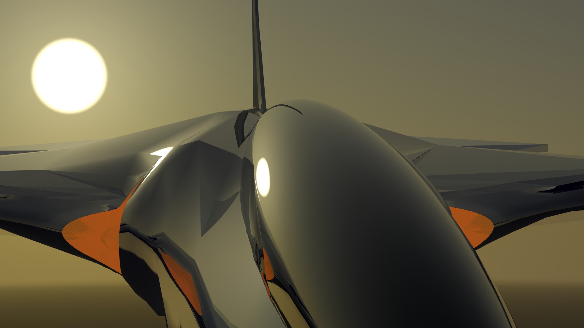 3d Model Airjet Interceptor Jet Fighter