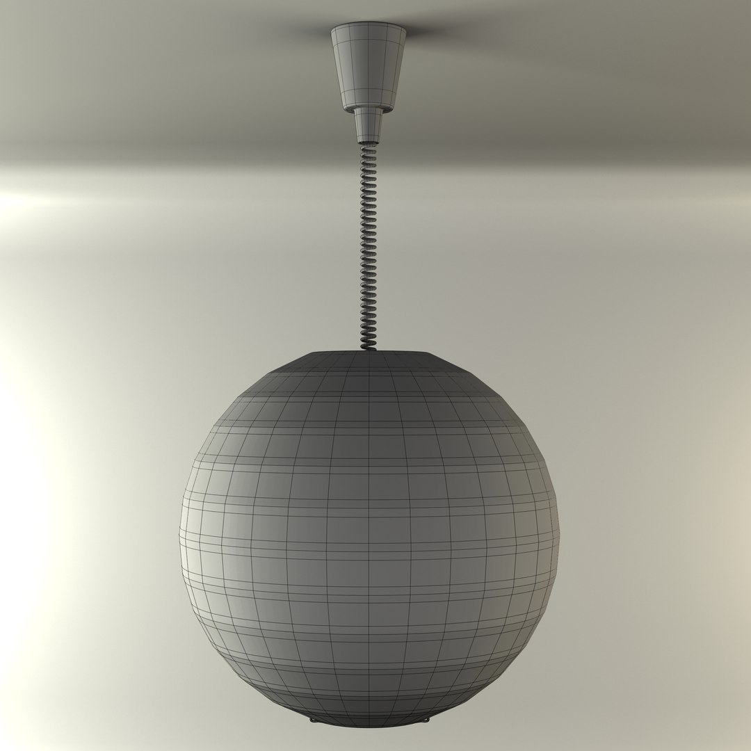 3ds Max Realistic Paper Lamp Light