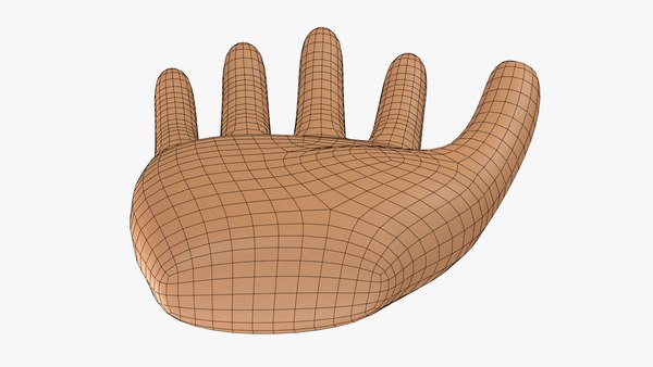 3d model cartoon hand