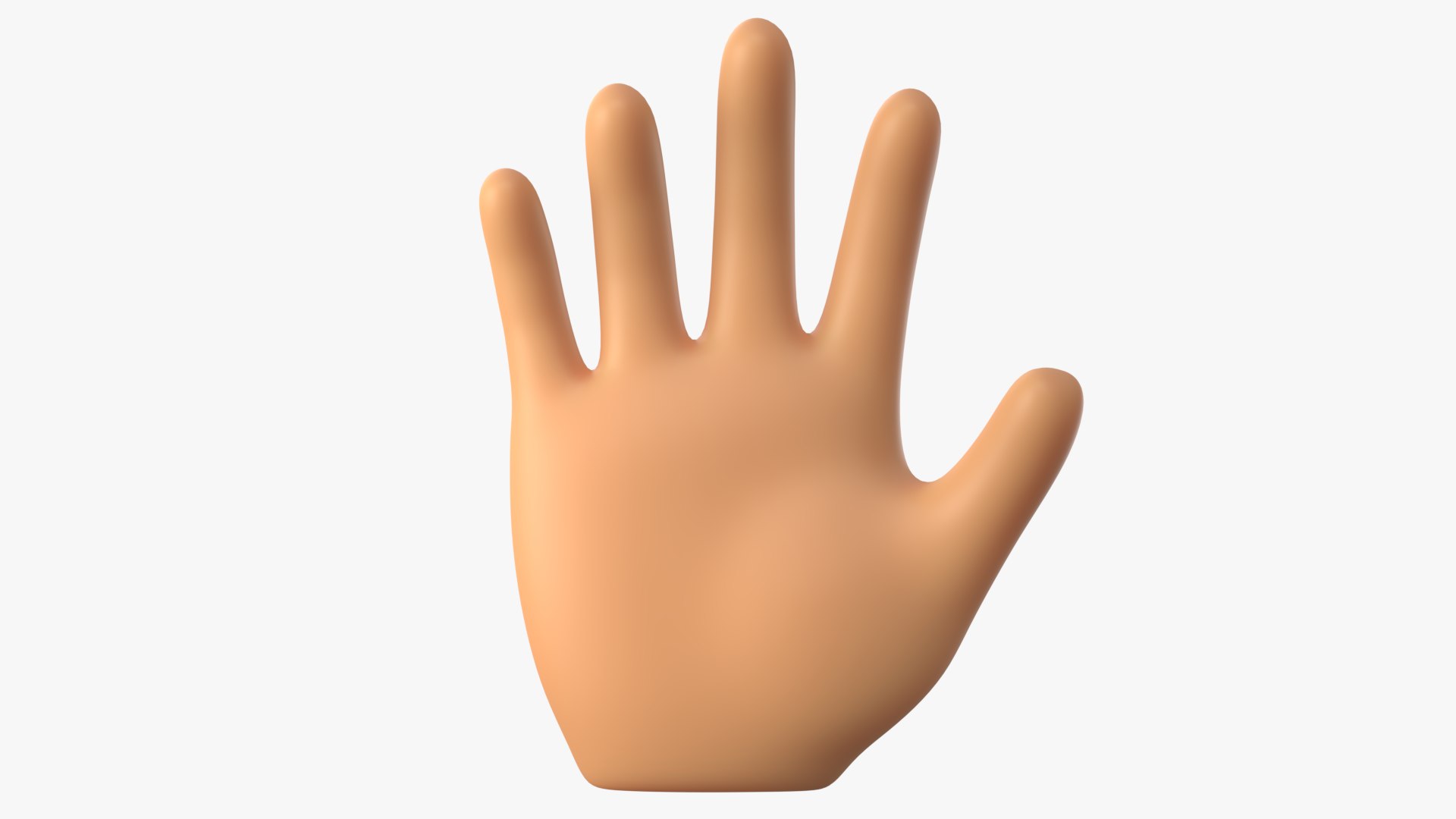 3d Model Cartoon Hand