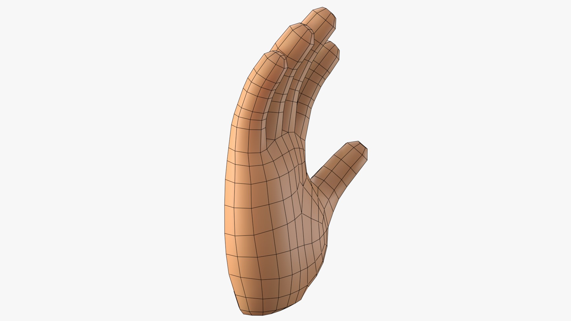 3d Model Cartoon Hand