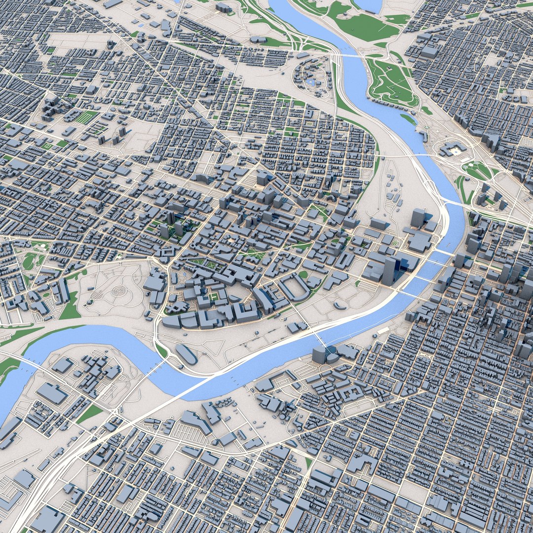 3D Philadelphia City Pennsylvania United States - TurboSquid 2315380
