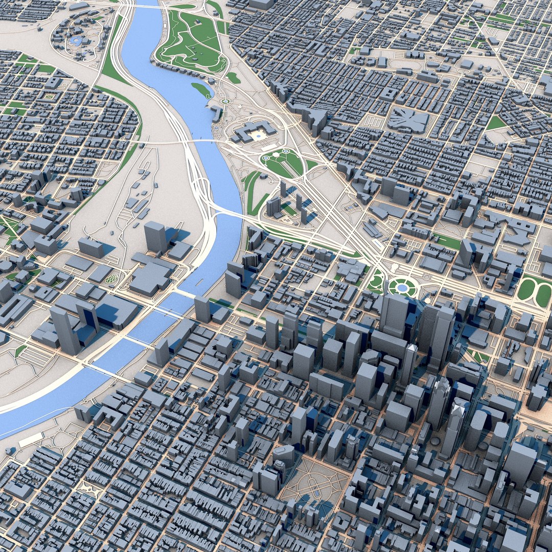 3D Philadelphia City Pennsylvania United States - TurboSquid 2315380