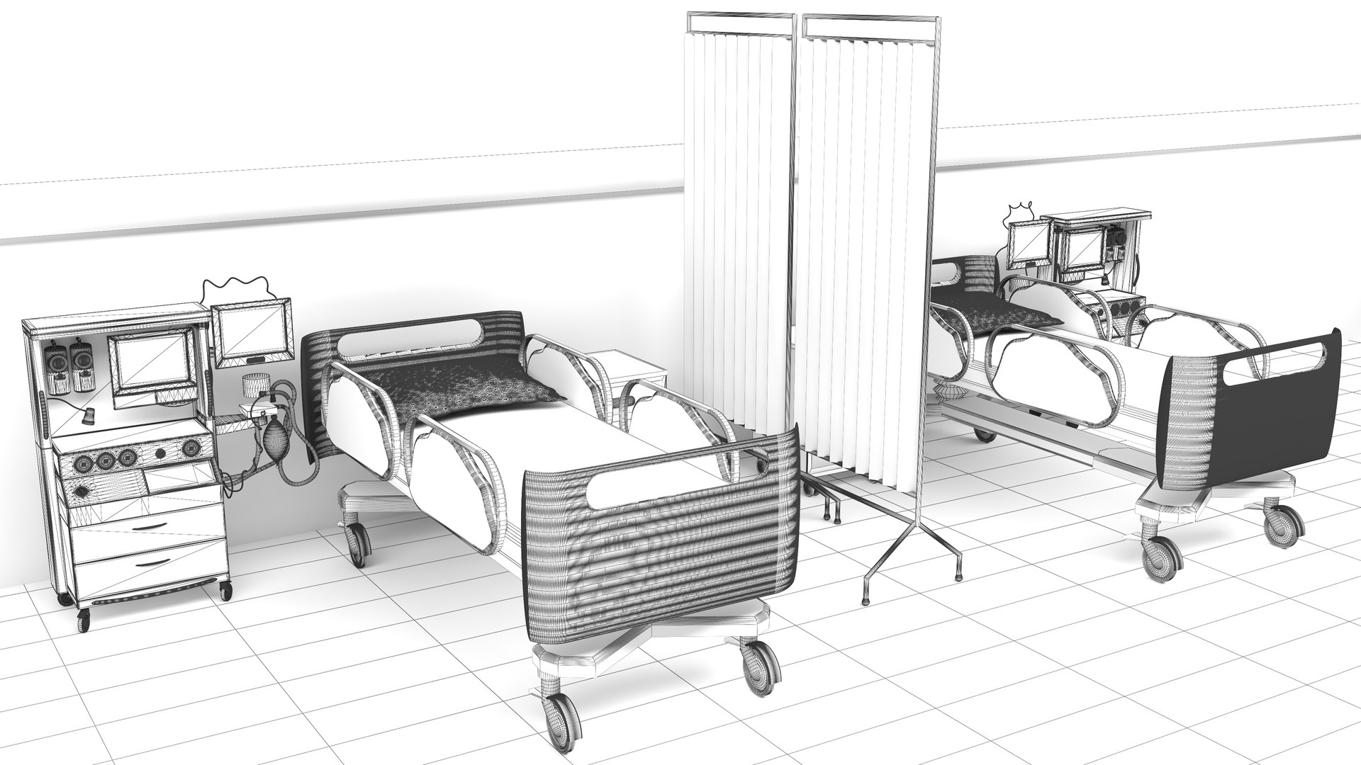 Dialysis Center Model - TurboSquid 2140230