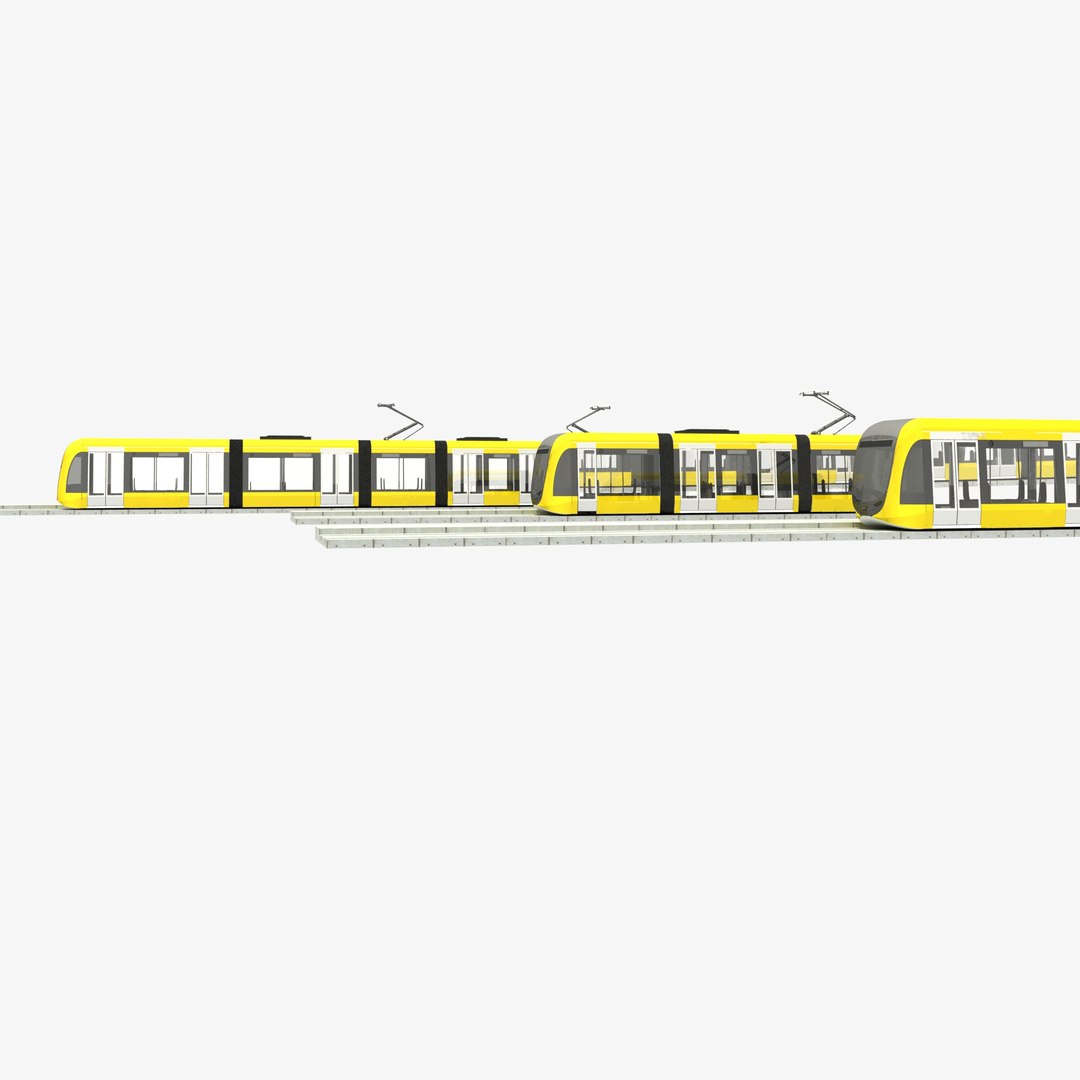 3d Model Modular Tram