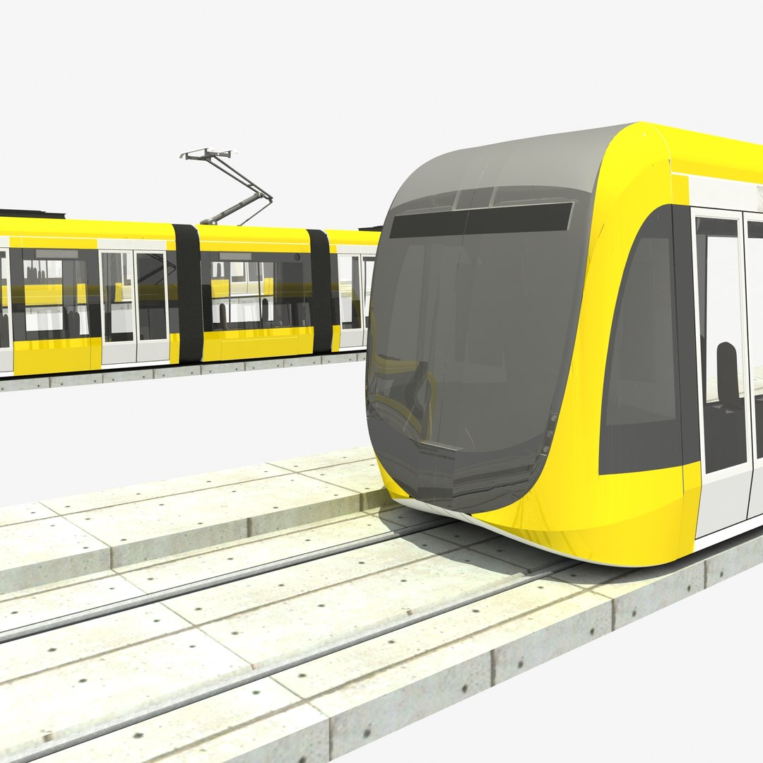 3d Model Modular Tram