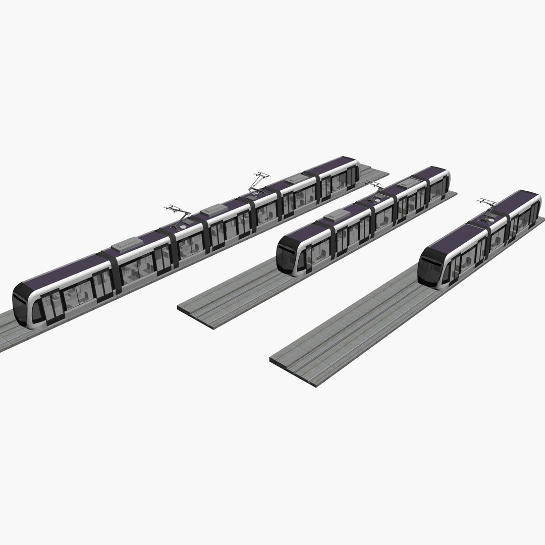 3d Model Modular Tram