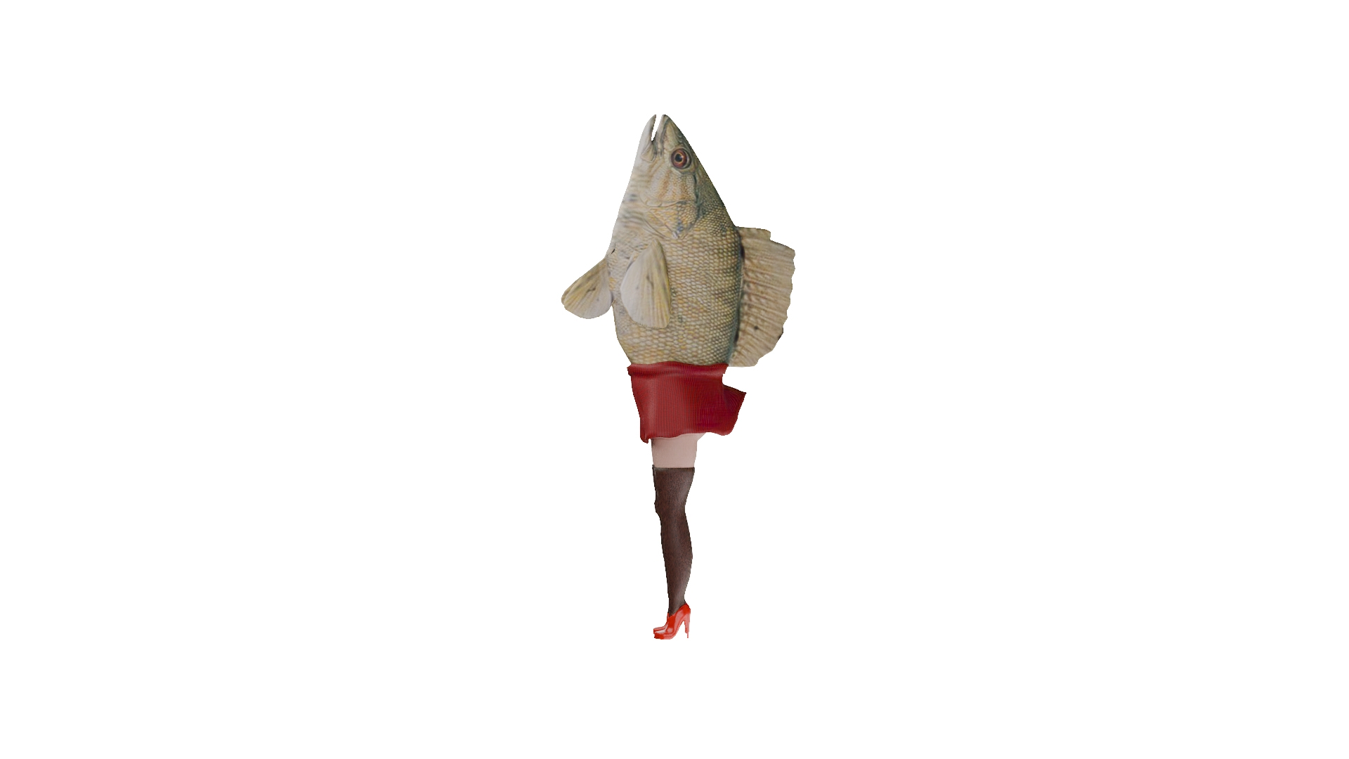 Fish Lady Reverse Mermaid 3D - TurboSquid 2189091