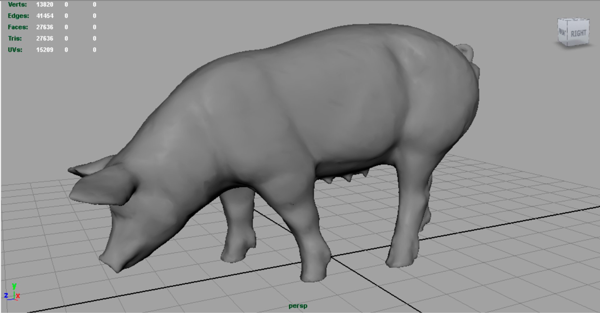 Sow 3D Model - TurboSquid 1169591