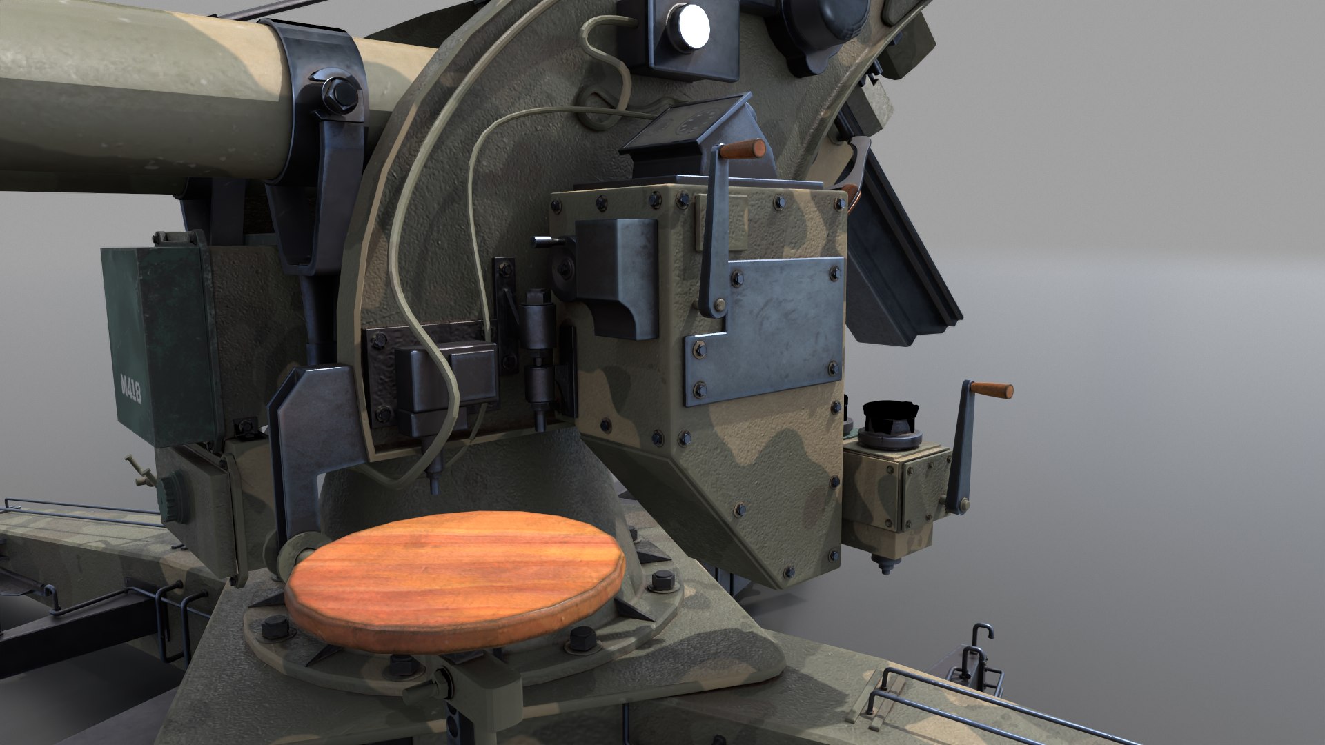 Flak 88 mm anti air craft and anti Tank with ammo 3D model - TurboSquid ...