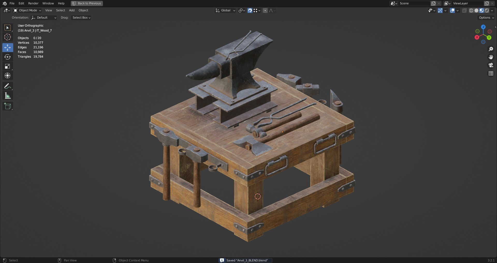 3D Anvil 3 - TurboSquid 2302881