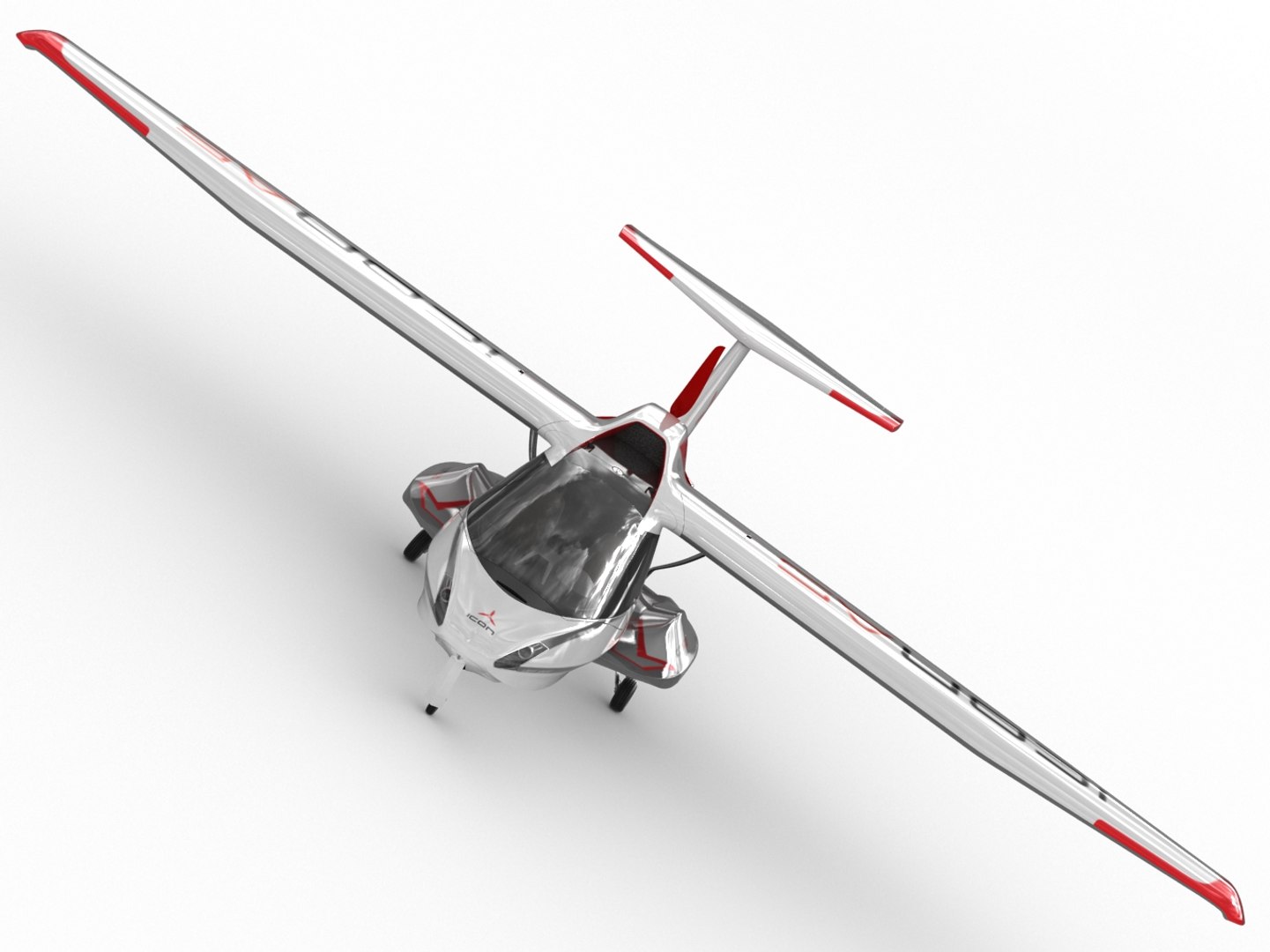 wings folded 3d obj