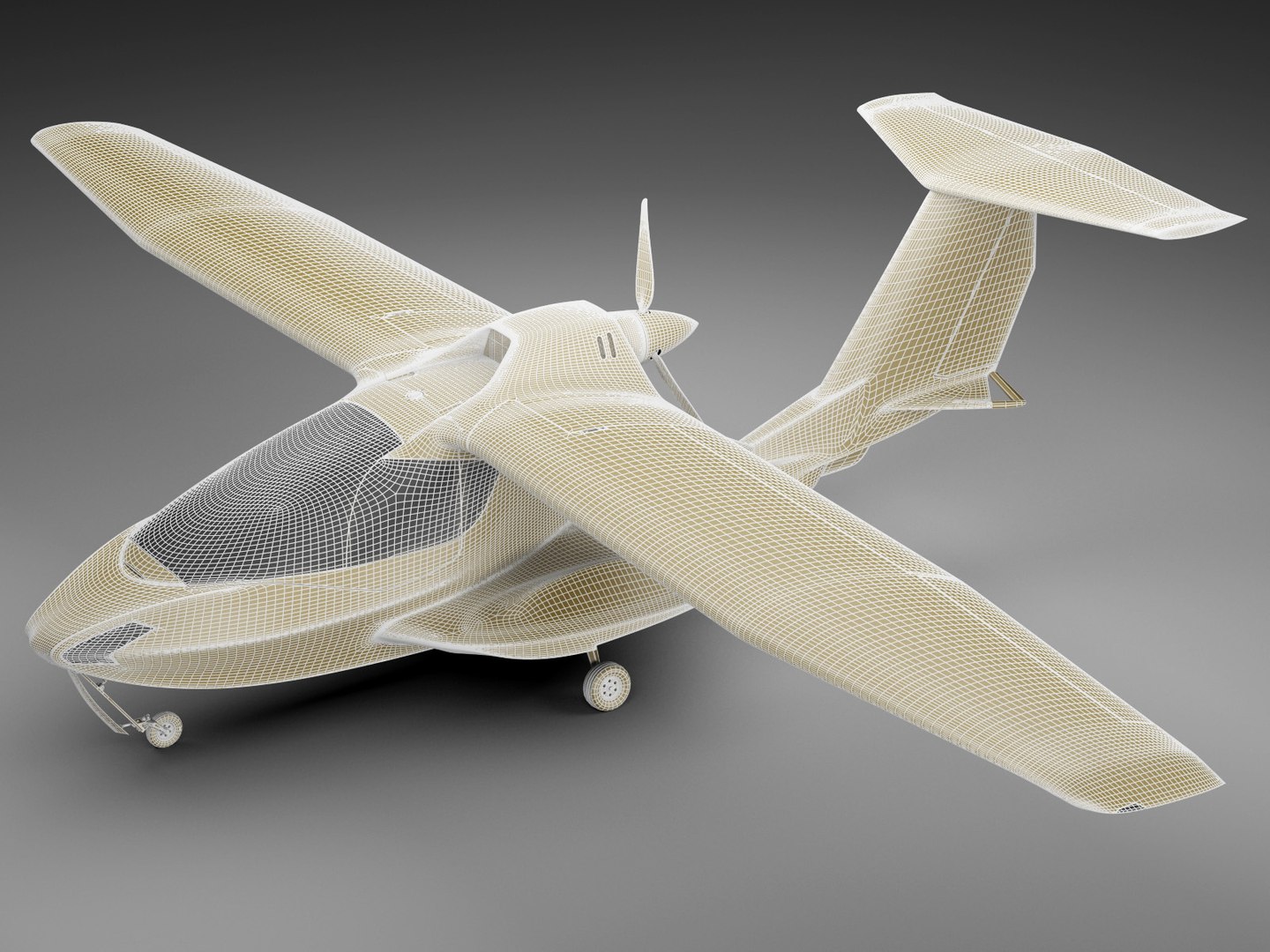 wings folded 3d obj