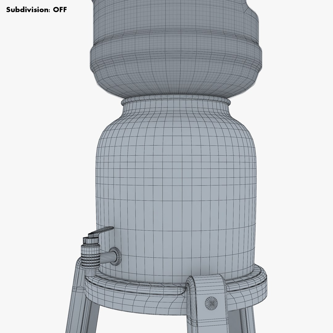 3D Water Dispenser And Storage Rack M 1 Model - TurboSquid 1991244