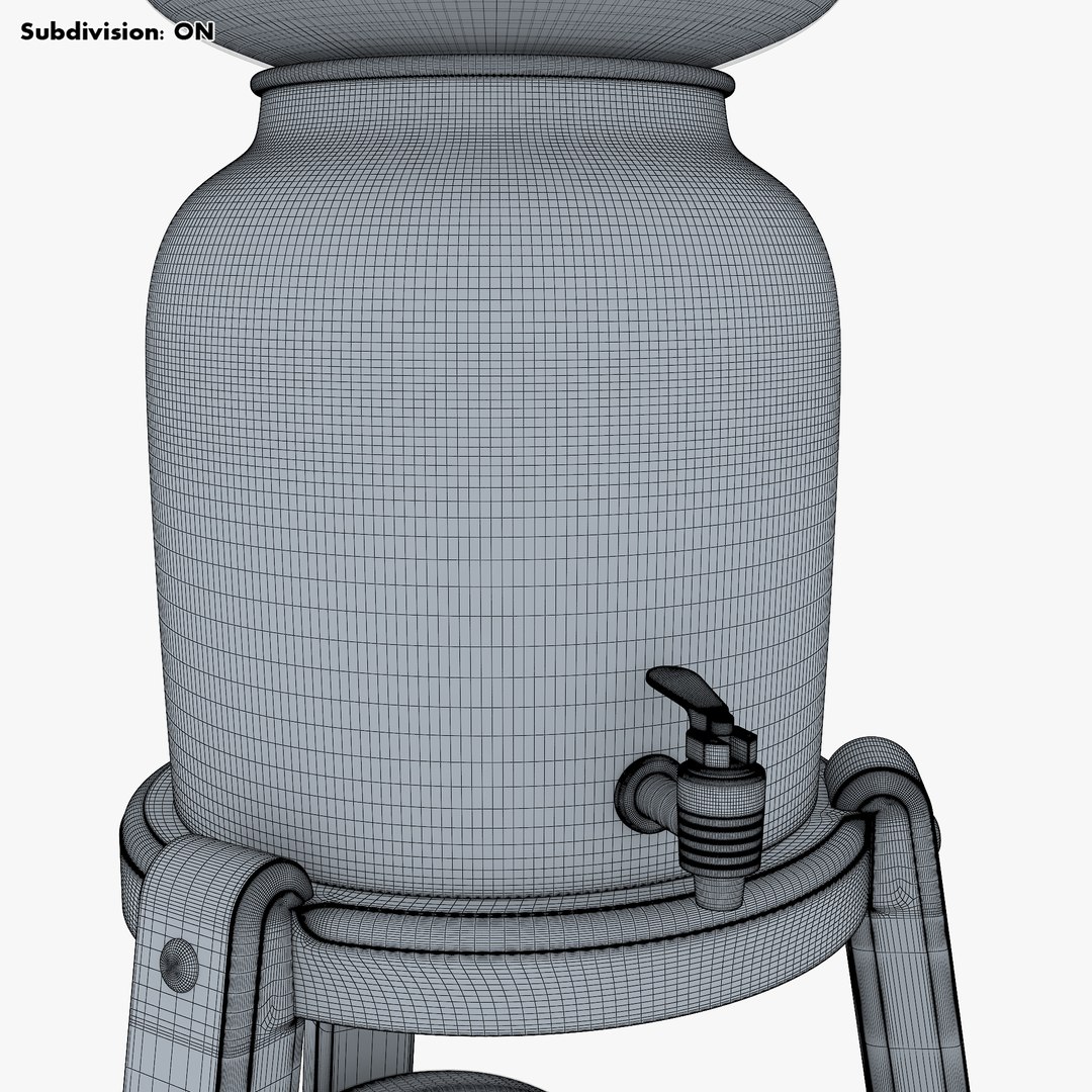 3D Water Dispenser And Storage Rack M 1 Model - TurboSquid 1991244