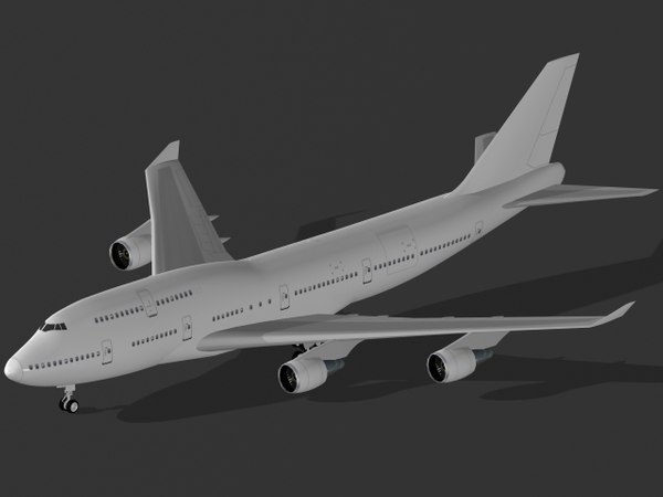 3d boeing 747-400