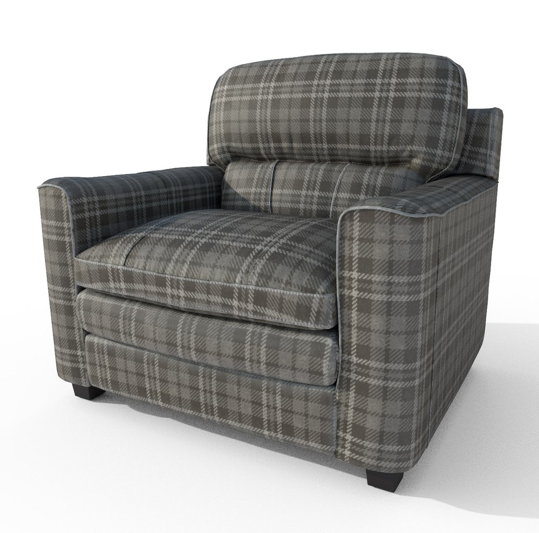 3D Scottish Chair Armchair - TurboSquid 1383458