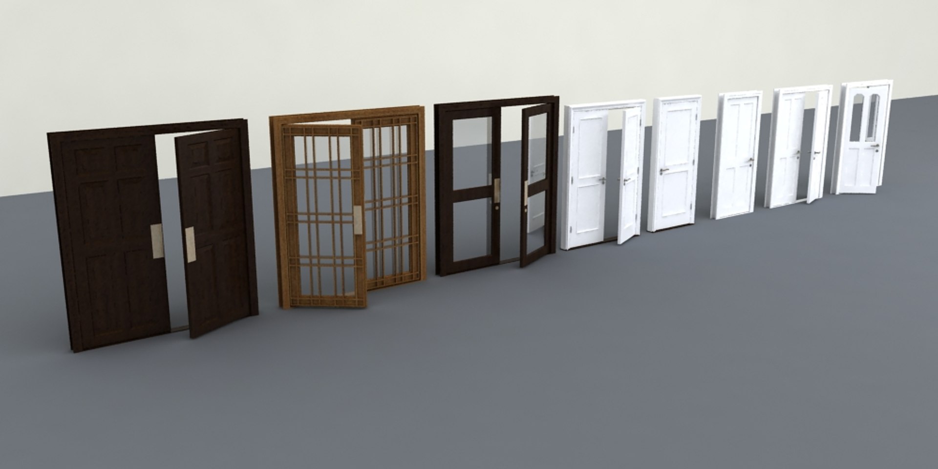 3dsmax interior doors