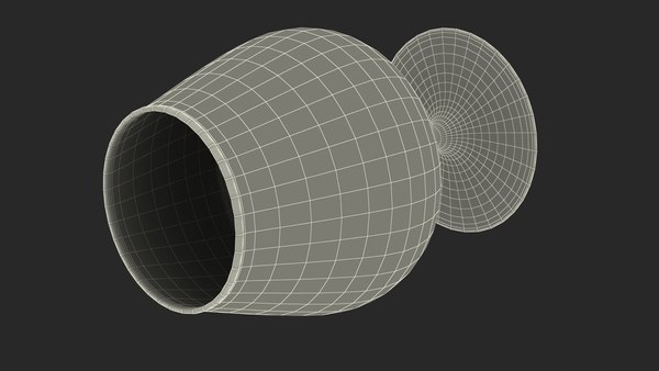 Cognac-Verkostungsglas mit bernsteinfarbenem Likör 3D-Modell ...