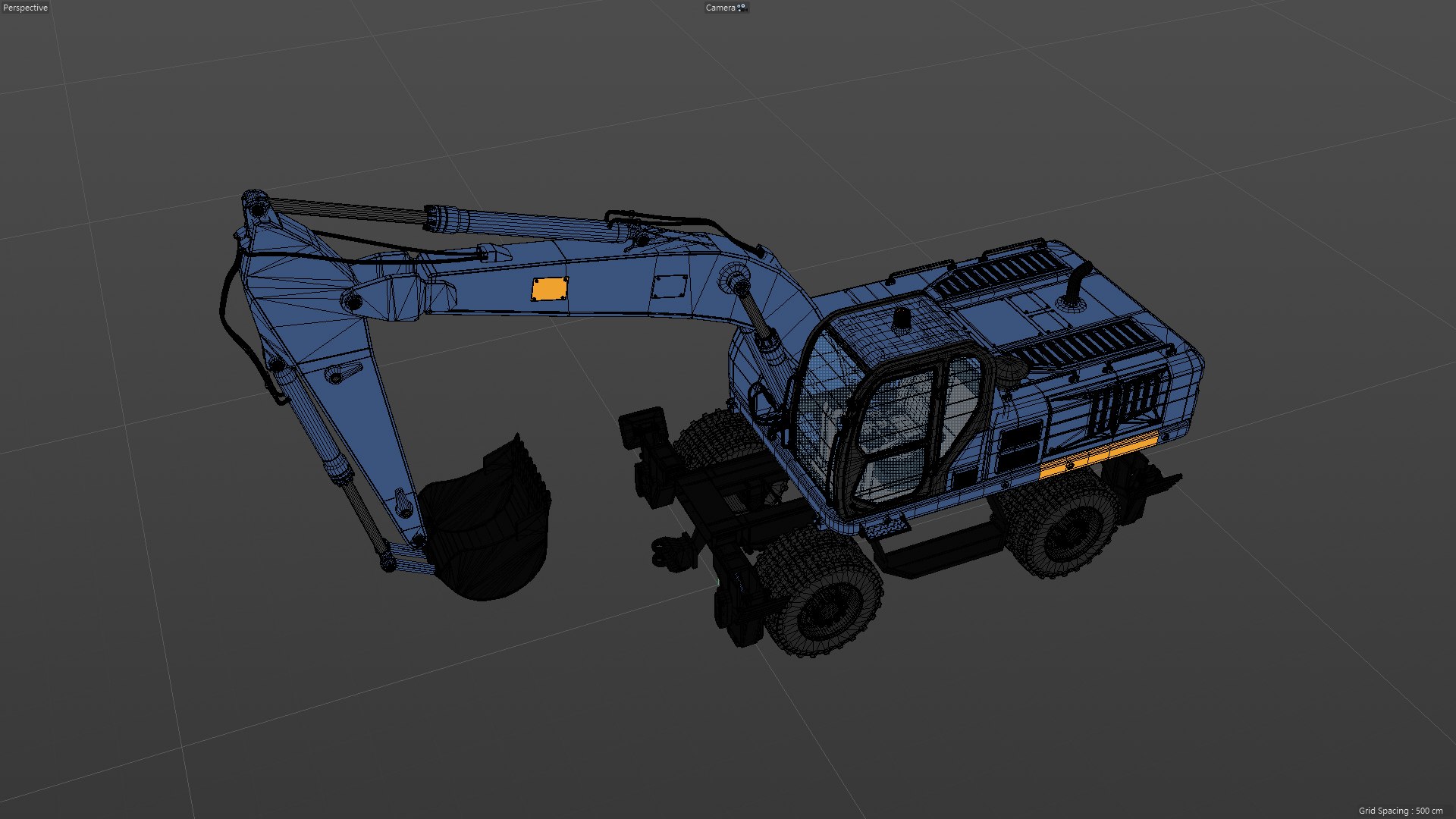 3D Medium Excavator Model - TurboSquid 1946631