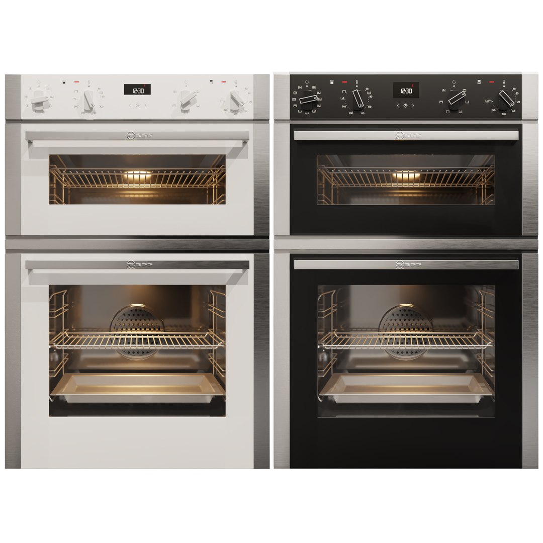 Bosch Neff Kitchenaid Oven 3D Model - TurboSquid 1824976